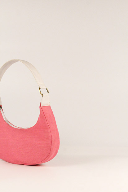 JACIRA – Moon Baguette Powder Pink – Jute Smart – Jute hand bags and ...