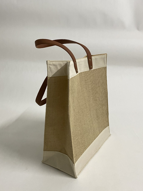 PERRI – Conference Box Tote Bag – Jute Smart – Jute hand bags and ...